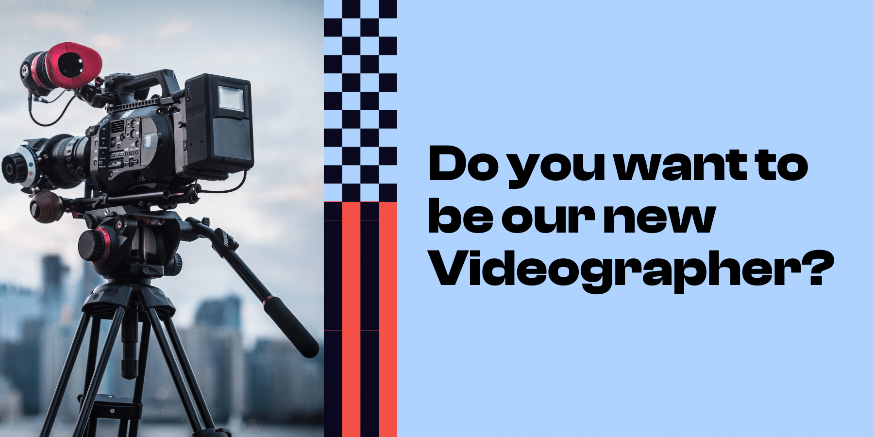 Are you our new creative Videographer & Content Creator?